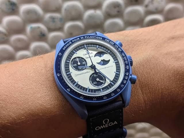 Omega Speedmaster Moonswatch Blue high Quality – watchcraft