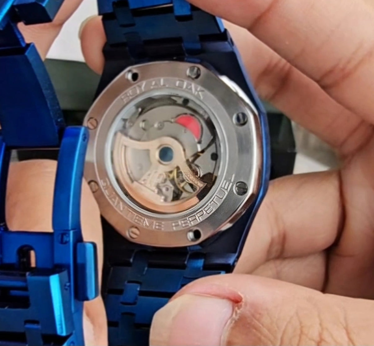 Audemars Piguet AP Royal Oak Dark blue Chronograph Metal – watchcraft
