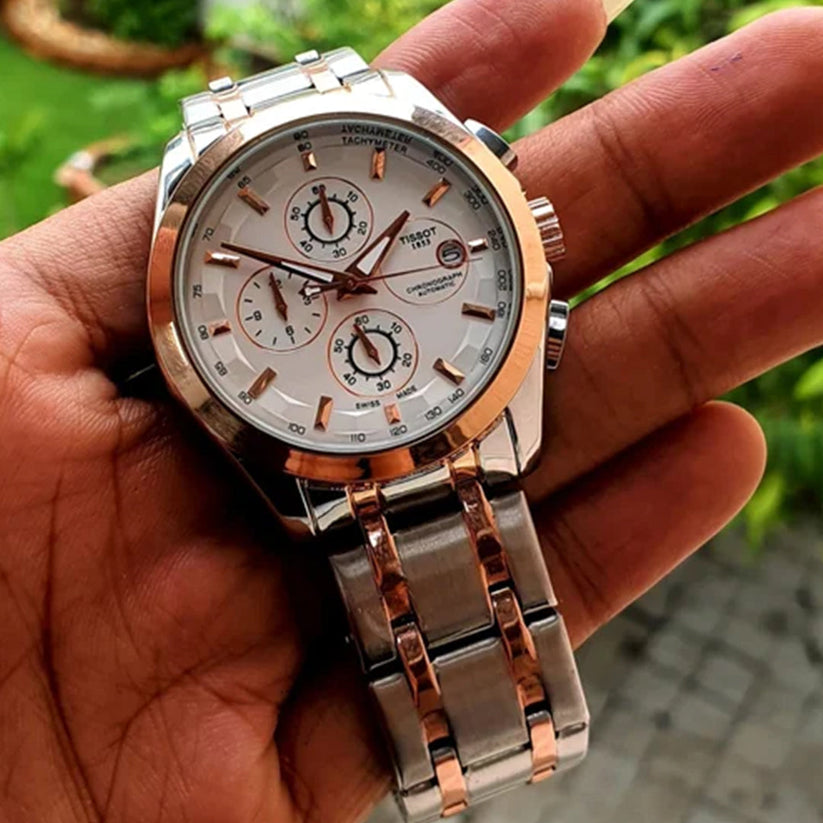 Tissot Couturer Dual Tone White Dial Metal – watchcraft